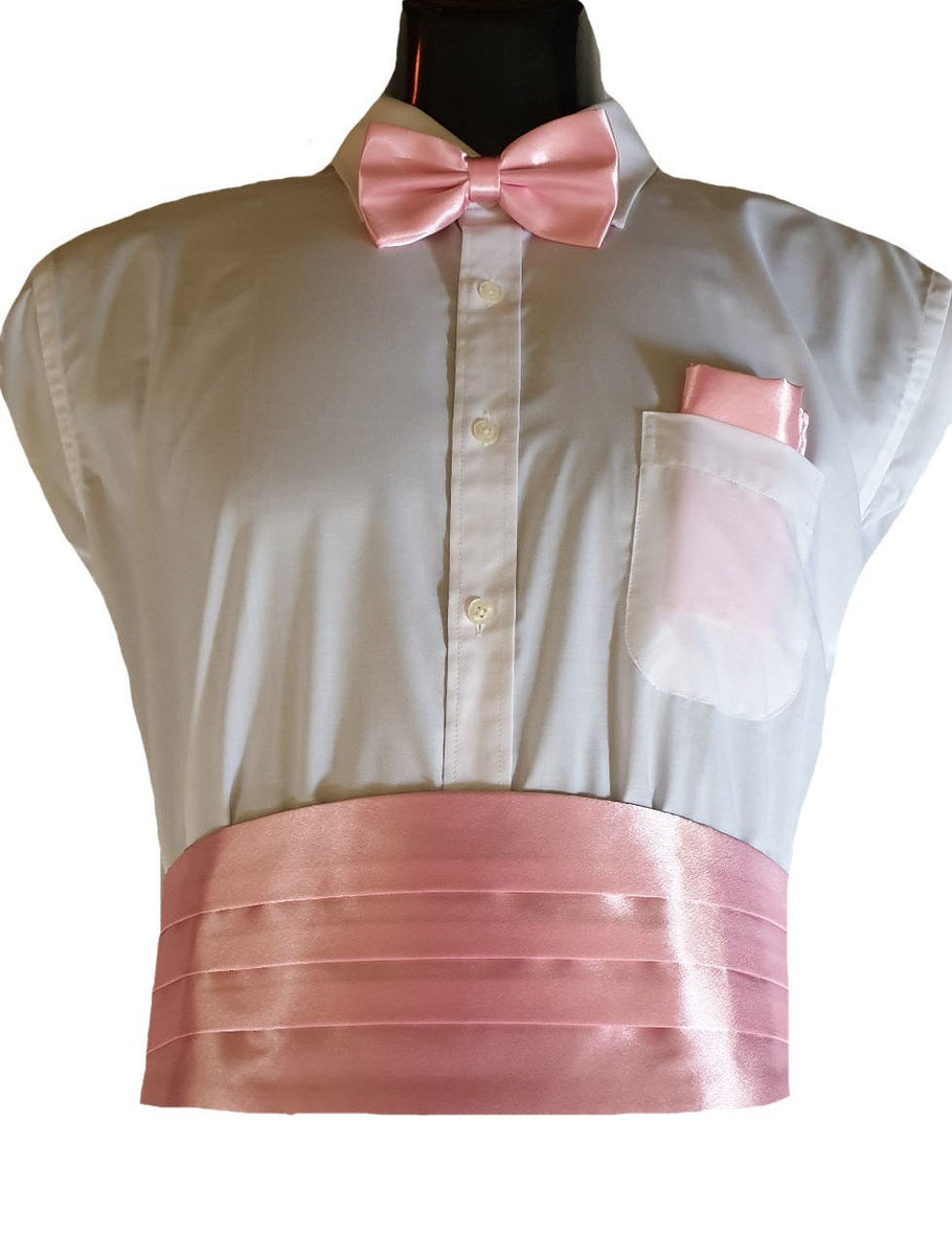 Baby Pink Men's Cummerbund | FM Formal Wear | Australia
