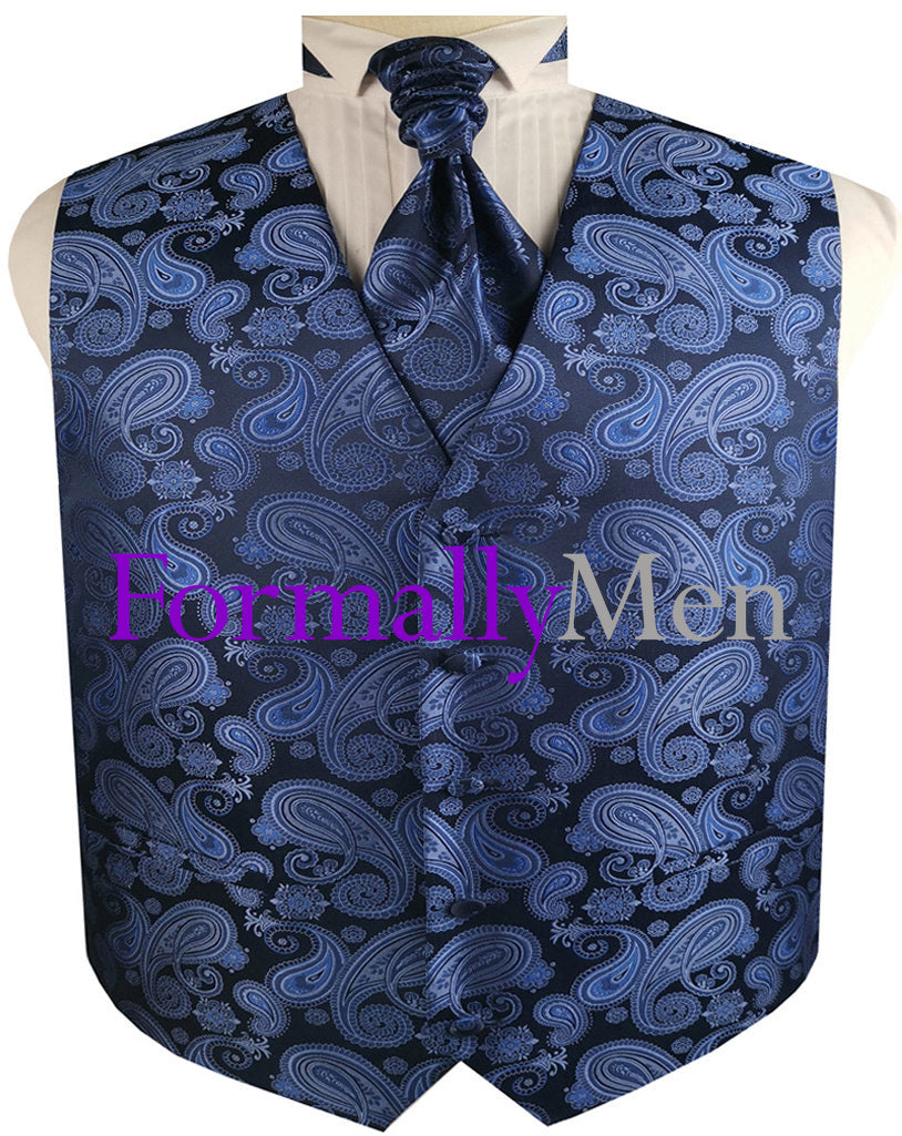 Fremantle Blue Vest | FM Formal Wear | Mens Vest