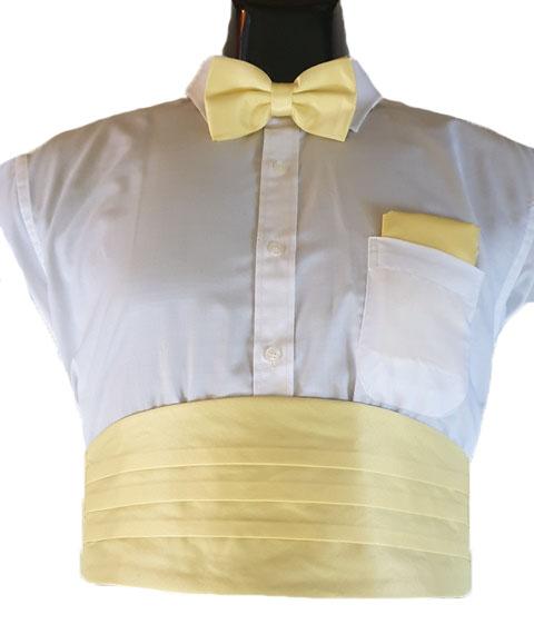 Yellow Men's Cummerbund Set | FM Formal Wear | Australia
